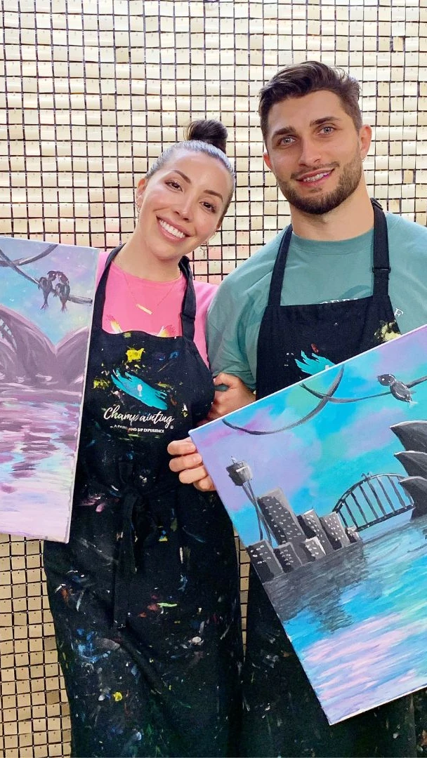 Paint & Sip Influencer Evening from Champainting