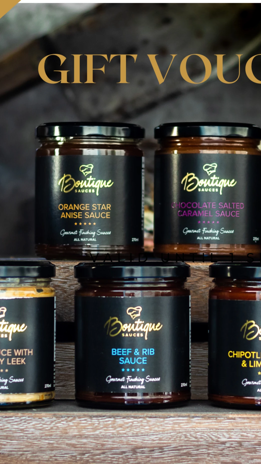 $150 Gift Card to Spend on Boutique Sauces from Boutique Sauces