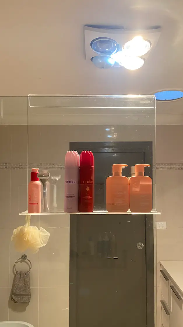 Clear Shower Shelf Caddy + $60 Gift Card from Vendline