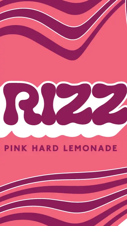 RIZZ pink Hard Lemonade from Deeds Brewing