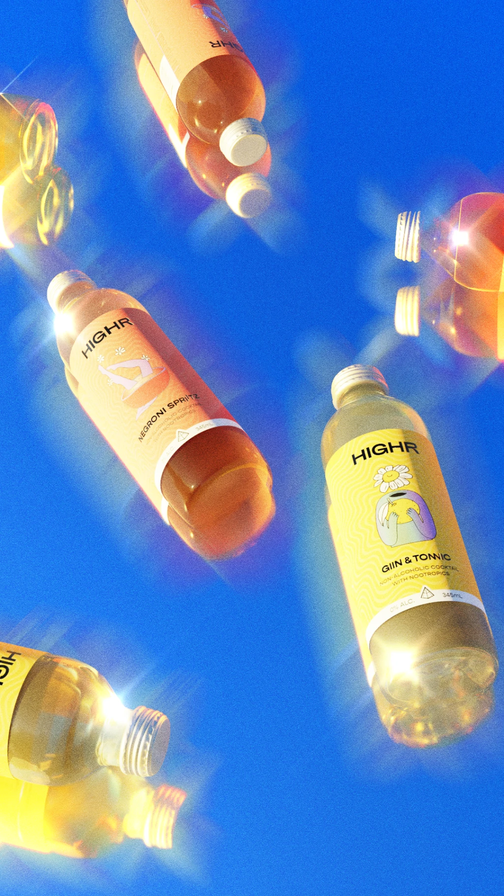 HIGHR - Non-alcoholic RTD smart-cocktails with mood boosting benefits ...